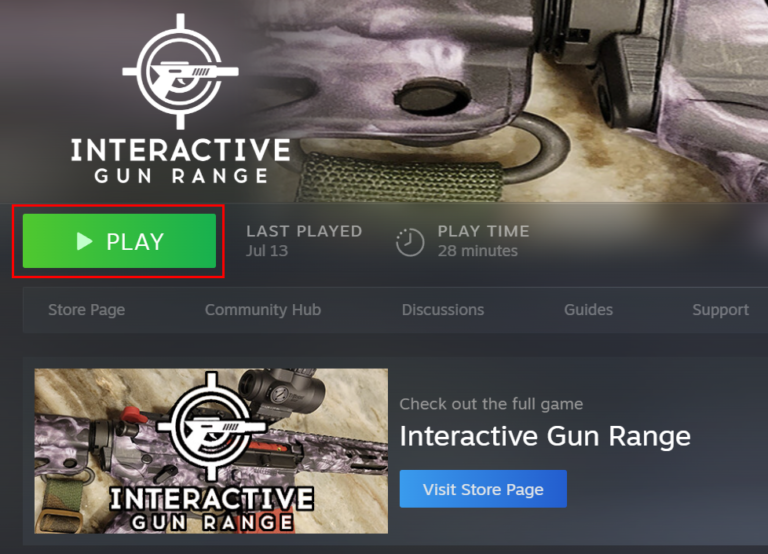 Sinden Light gun with Interactive Gun Range